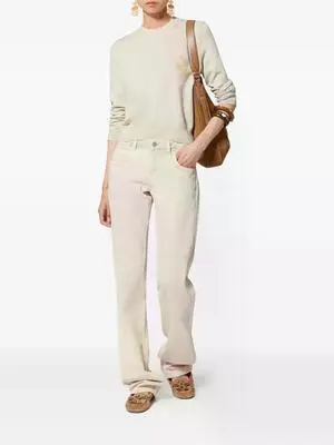 MARANT ETOILE Lanta Logo-detail Pullover - Neutrals