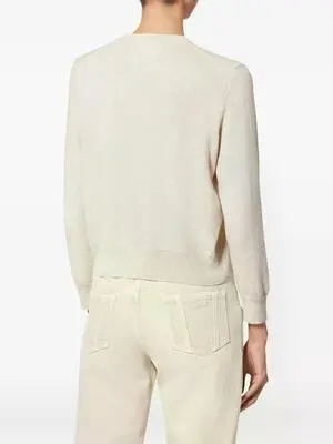 MARANT ETOILE Lanta Logo-detail Pullover - Neutrals