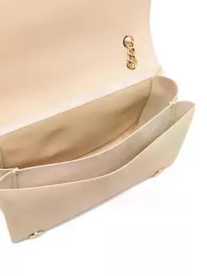 Moschino Logo-plaque Shoulder Bag - Neutrals