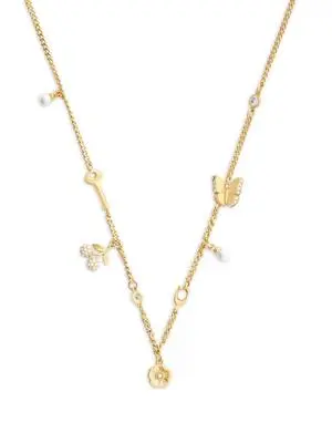 COACH® Butterfly Charm Necklace