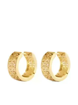 COACH Logo Hoop Earrings - Gold