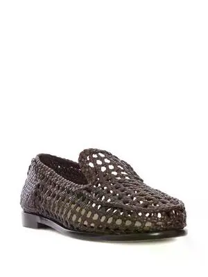 Dragon Diffusion Perforated-pattern Loafers