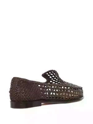 Dragon Diffusion Perforated-pattern Loafers