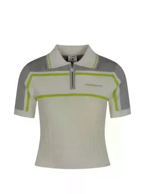 Casablanca Striped Performance Tops For Women