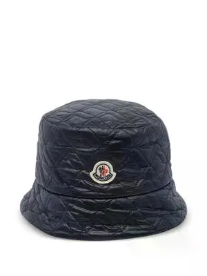 Moncler Logo Patch Reversible Bucket Hat