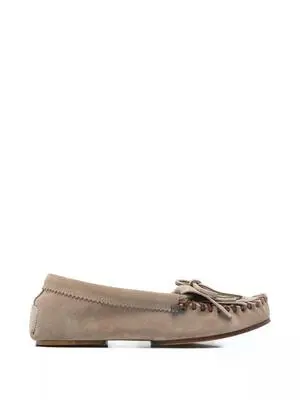 Paris Texas Bow Detailing Flats For Women