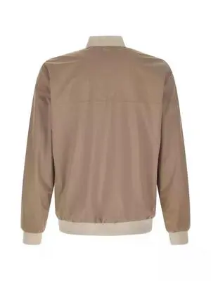 Herno Zip-up Bomber Jacket - Brown