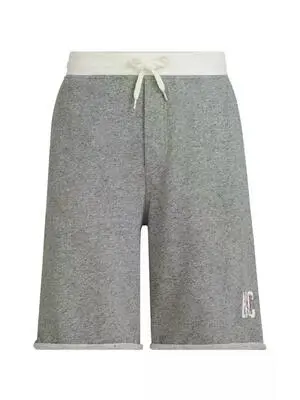Brunello Cucinelli Cotton And Linen Mélange French-terry Bermuda Shorts With Logo