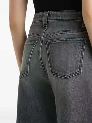 Khaite Delina Wide Leg Jeans - Grey