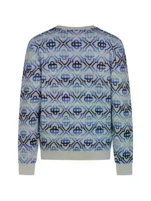 Casablanca Monogram Patterned Sweater