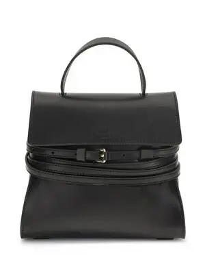 Moschino Leather Tote Bag With Buckle