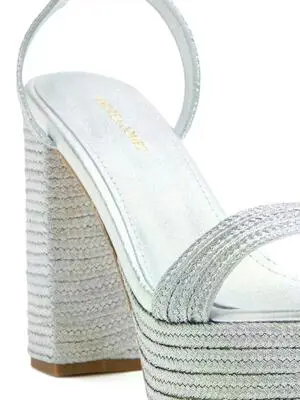ANDREA GOMEZ Platform Heeled Sandals