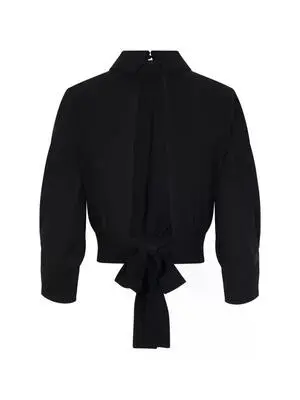 Elisabetta Franchi Button-detail Tie Blouse