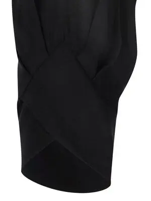 Elisabetta Franchi Button-detail Tie Blouse