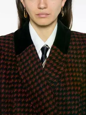 A.N.G.E.L.O. VINTAGE CULT 1980s Houndstooth Double-breasted Coat