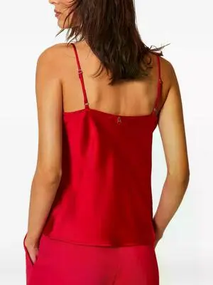 TWINSET Satin Knot Detail Top - Red