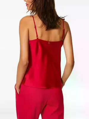 TWINSET Satin Knot Detail Top