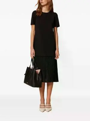 TWINSET Pleated Midi Dress
