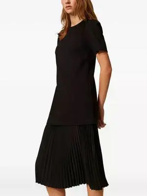 TWINSET Pleated Midi Dress