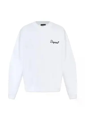 Dsquared2 Logo-detail Crew-neck Sweatshirt - White