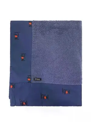 Kiton Logo Beach Towel - Blue