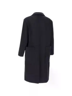 PALTO' Double-breasted Peak-lapel Coat