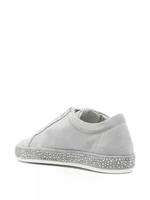 LE SILLA Andrea Round-toe Embellished Sneakers - Grey