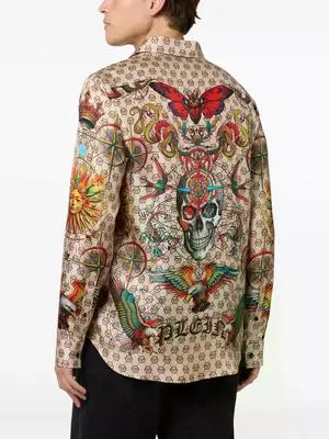 Philipp Plein Monogram Tattoo Shirt
