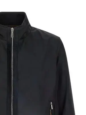 MOORER Manetti-wk Zip-up Bomber Jacket - Blue