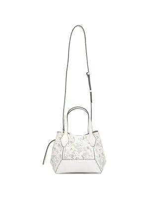 JIMMY CHOO Mini Floral Appliqué Tote Bag