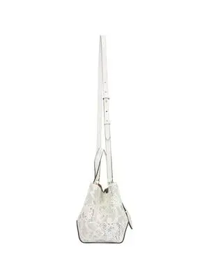 JIMMY CHOO Mini Floral Appliqué Tote Bag