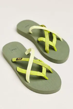 Teva Olowahu Cross-strap Sandals - Sulphur Springs Multi