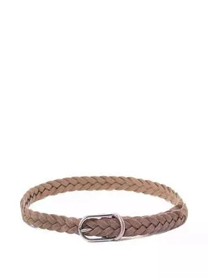 Brunello Cucinelli Braided Belt - Brown