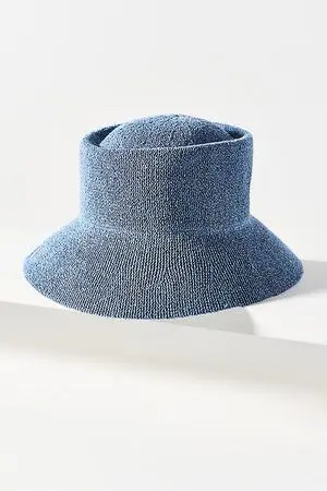 Anthropologie Nub Bucket Hat - Denim