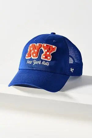 '47 Pearl Embellished Baseball Cap - New York Mets