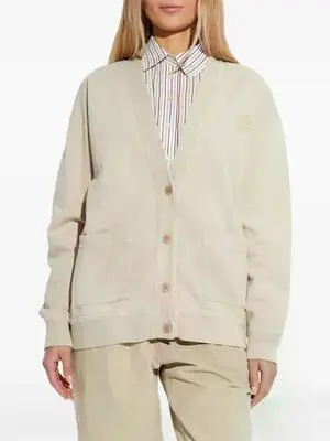 MARANT ETOILE Stephy Pocket Button Cardigan - Neutrals
