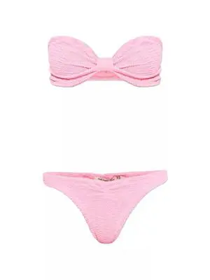 PARAMIDONNA Lucy Textured Two-piece Swimsuit - Pink