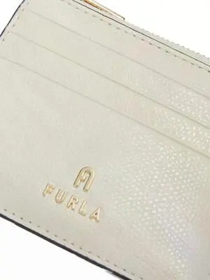 Furla Camelia Textured Logo Wallet