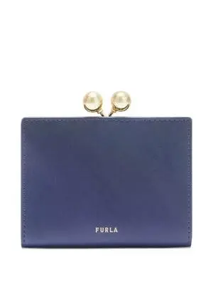 Furla Leather Wallet - Blue