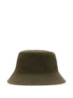 Burberry Embroidered Reversible Bucket Hat - Green