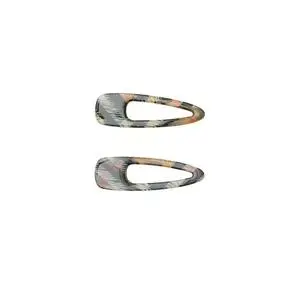 Burberry Check Print Hair Clips - Black
