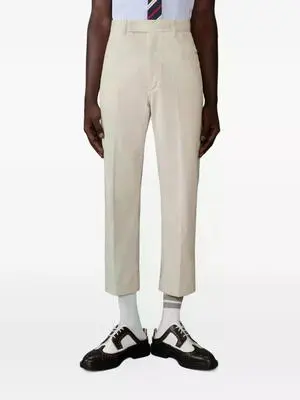 Thom Browne Tapered Chino Trousers - Neutrals