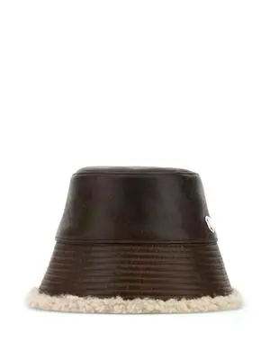 Stella McCartney Logo-plaque Bucket Hat - Brown