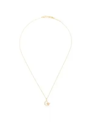 MISSOMA Curly Molten Mini Inicial-c Necklace