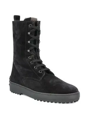 TOD'S Suede Lace-up Boots