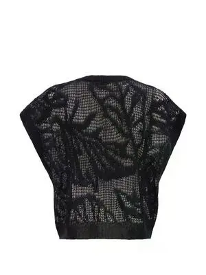 Brunello Cucinelli Crew-neck Sequin Top