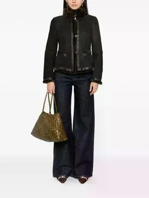 Giorgio Armani 2000s Fur Trim Jacket