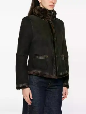 Giorgio Armani 2000s Fur Trim Jacket