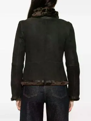 Giorgio Armani 2000s Fur Trim Jacket