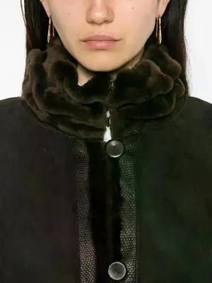 Giorgio Armani 2000s Fur Trim Jacket